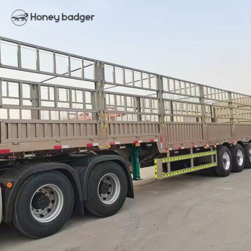 3 Axles 40ton Fence Semi Trailer – Honey Badger Vehicle | Honey Badger ...