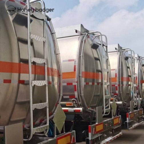 Stainless Steel Tanker Semi Trailer – Honey Badger Vehicle | Honey ...